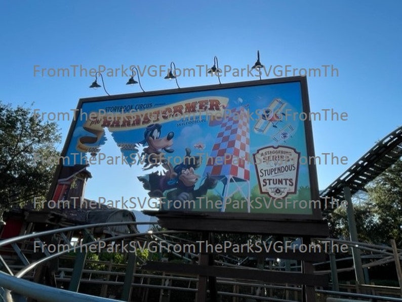 Barnstormer Goofy Roller Coaster Storybook Land Magic Kingdom File ...