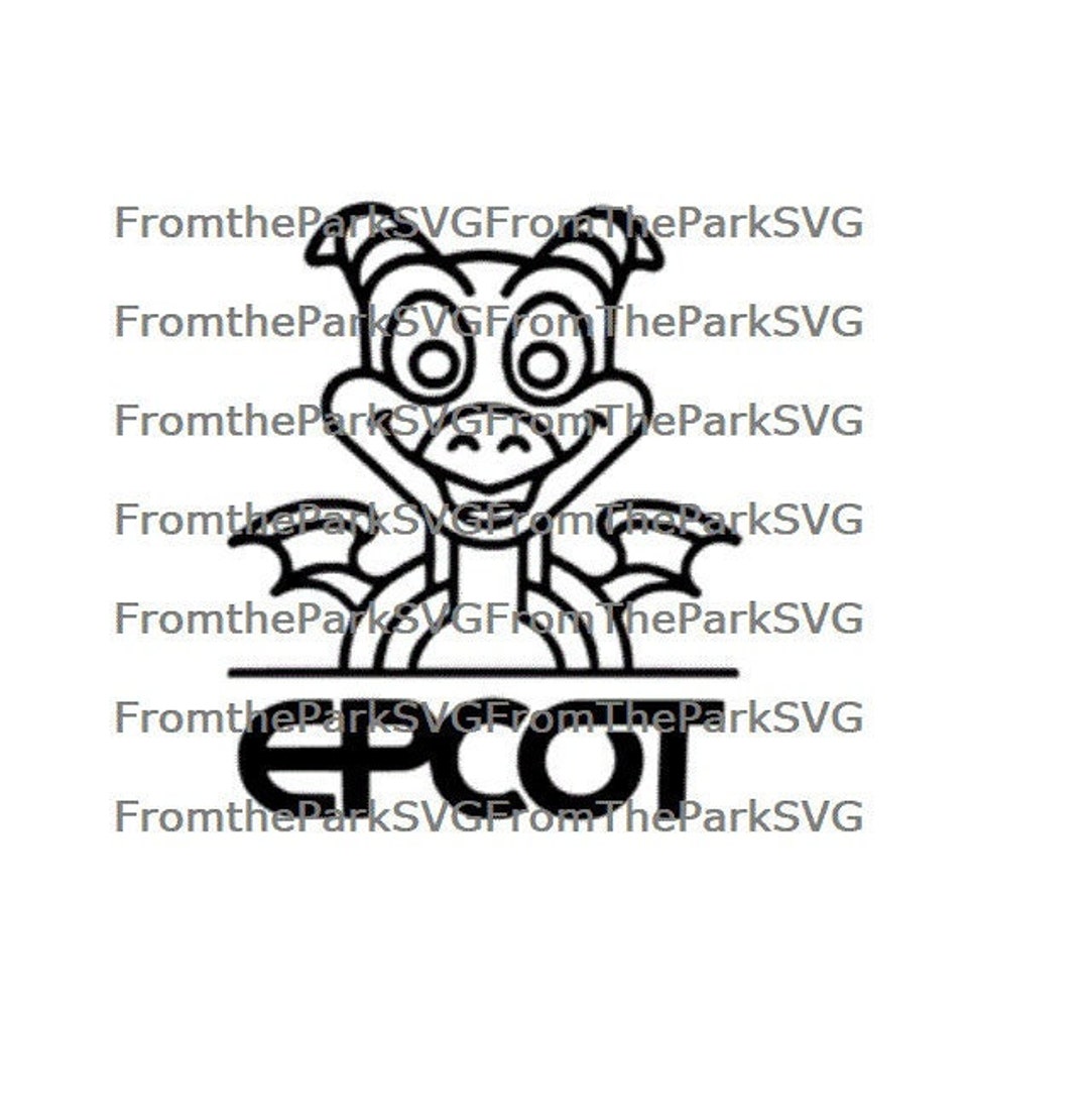 Figment With Epcot Logo Digital File Download / SVG / PDF / DXF - Etsy