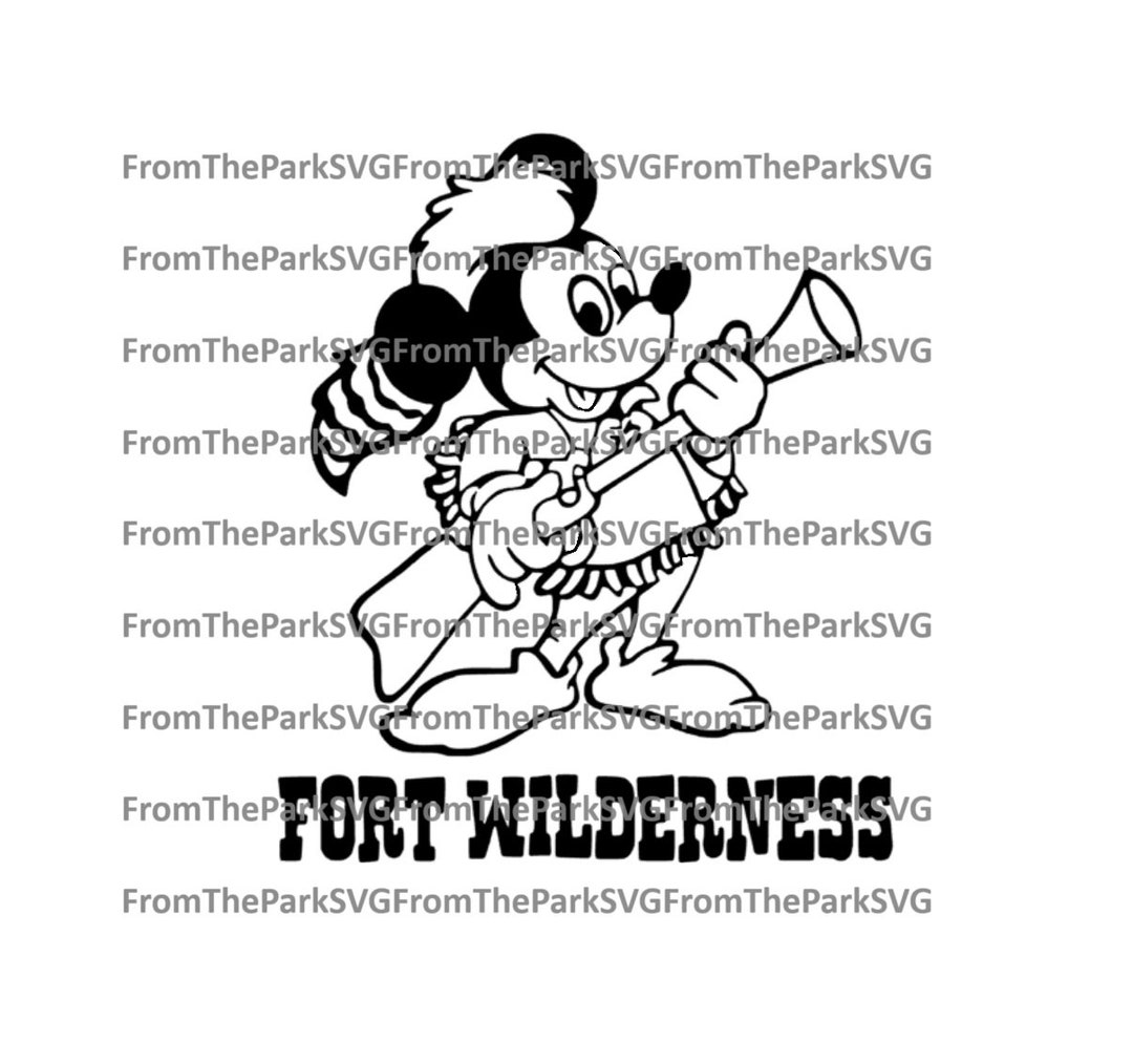 Fort Wilderness Pioneer Frontier Camping Mickey File Download / SVG ...