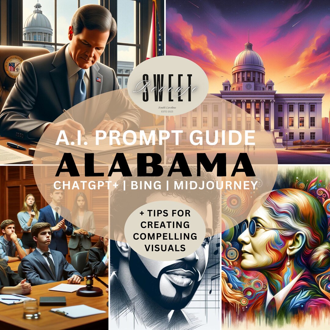 Alabama A.I. Prompts | DALL-E3 | Chatgpt | Midjourney | Bing - Etsy