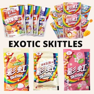 Exotic Skittles / Japanese Candy Gummies & Candy / Exotic - Etsy