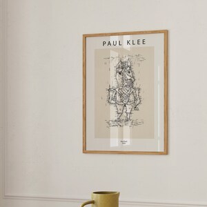 Paul Klee Print, Vintage Poster, Paul Klee Ass Esel Print, Fine Art ...