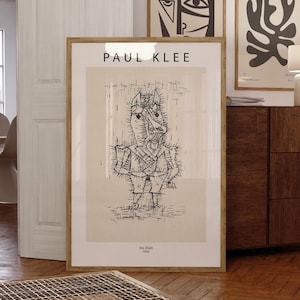Paul Klee Print, Vintage Poster, Paul Klee Ass Esel Print, Fine Art ...