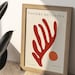 Matisse Papiers Découpés Print, Red Wall Art, Retro French Poster - Etsy