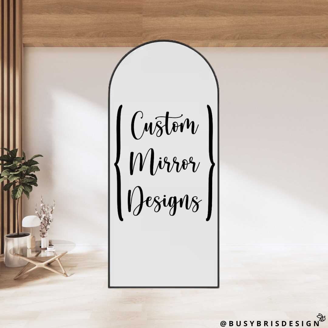 Custom Mirror Design | Personalized Occassion Mirror | Selfie Mirror ...