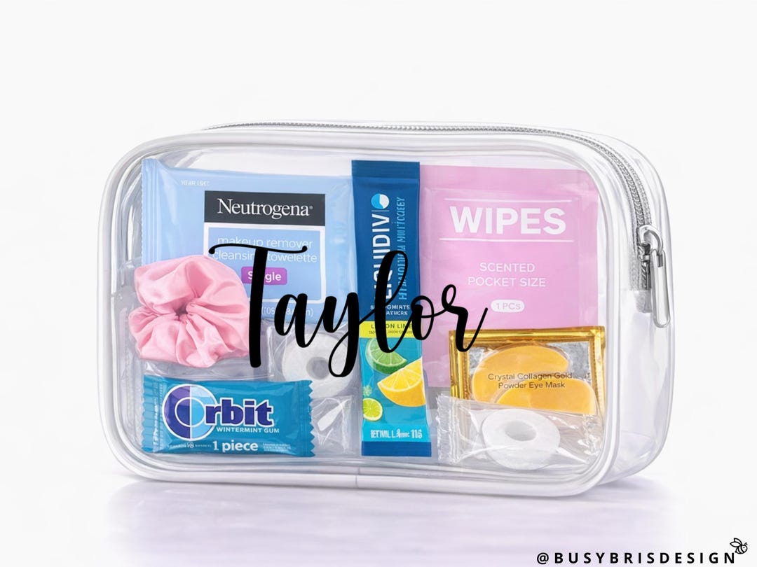 Personalized Bachelorette Hangover Kit | Bridesmaid Recovery Bag ...