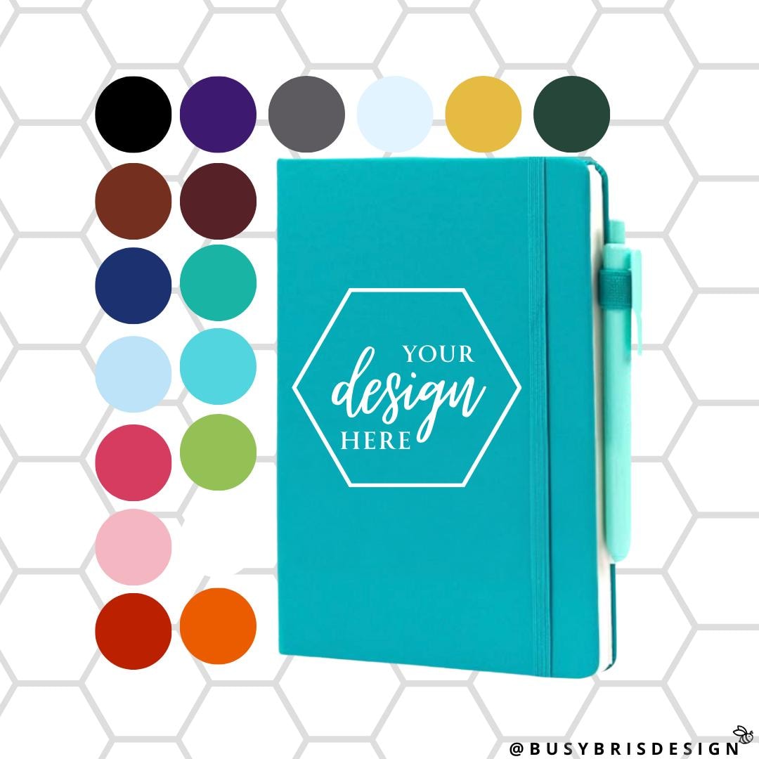 Custom Hardcover Notebook With Logo | Personalized Journal | Custom ...