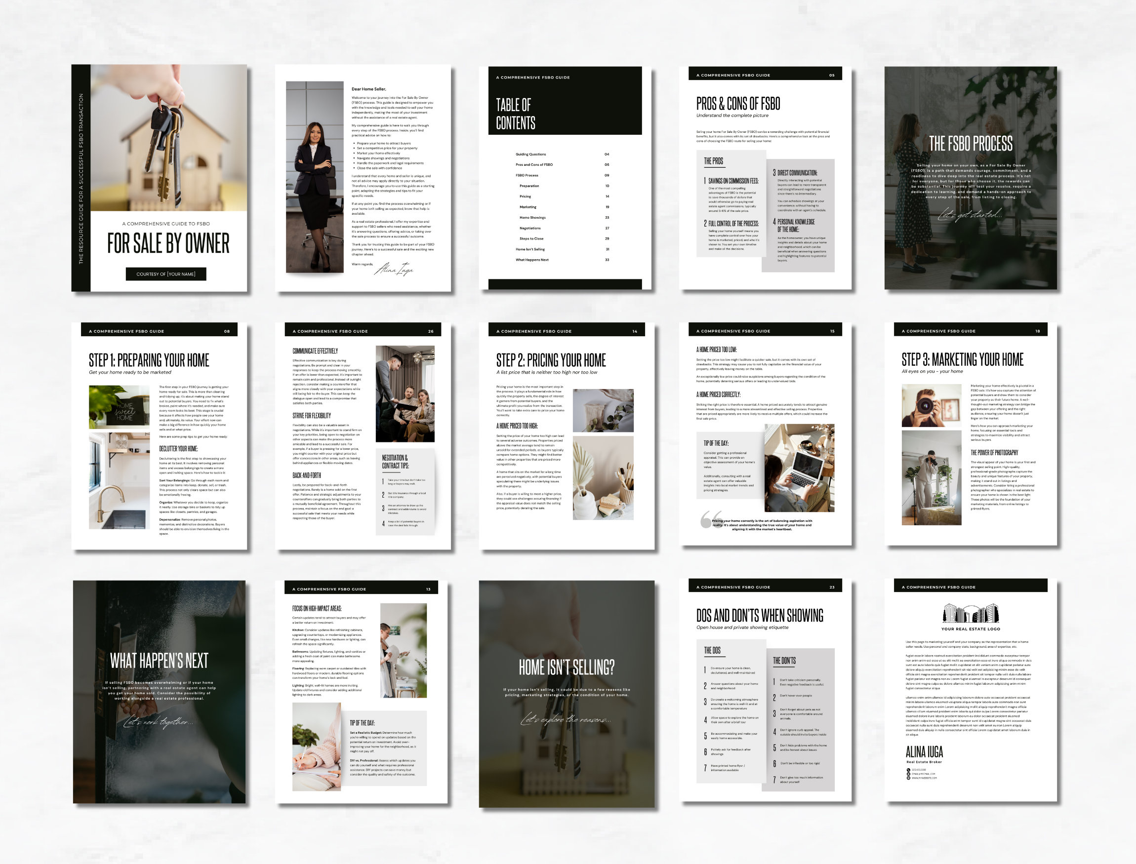 For Sale by Owner | Real Estate FSBO Guide | Lead Magnet | Canva ...