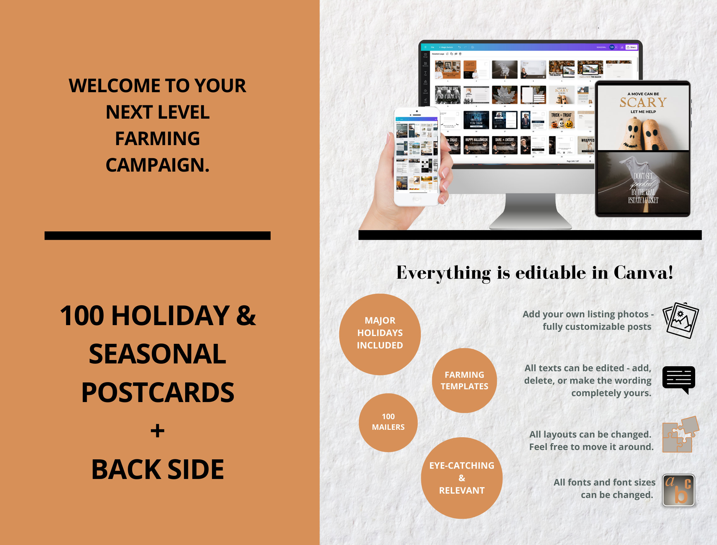 Real Estate SEASONAL & HOLIDAY POSTCARDS | Mailer Marketing | Farming ...