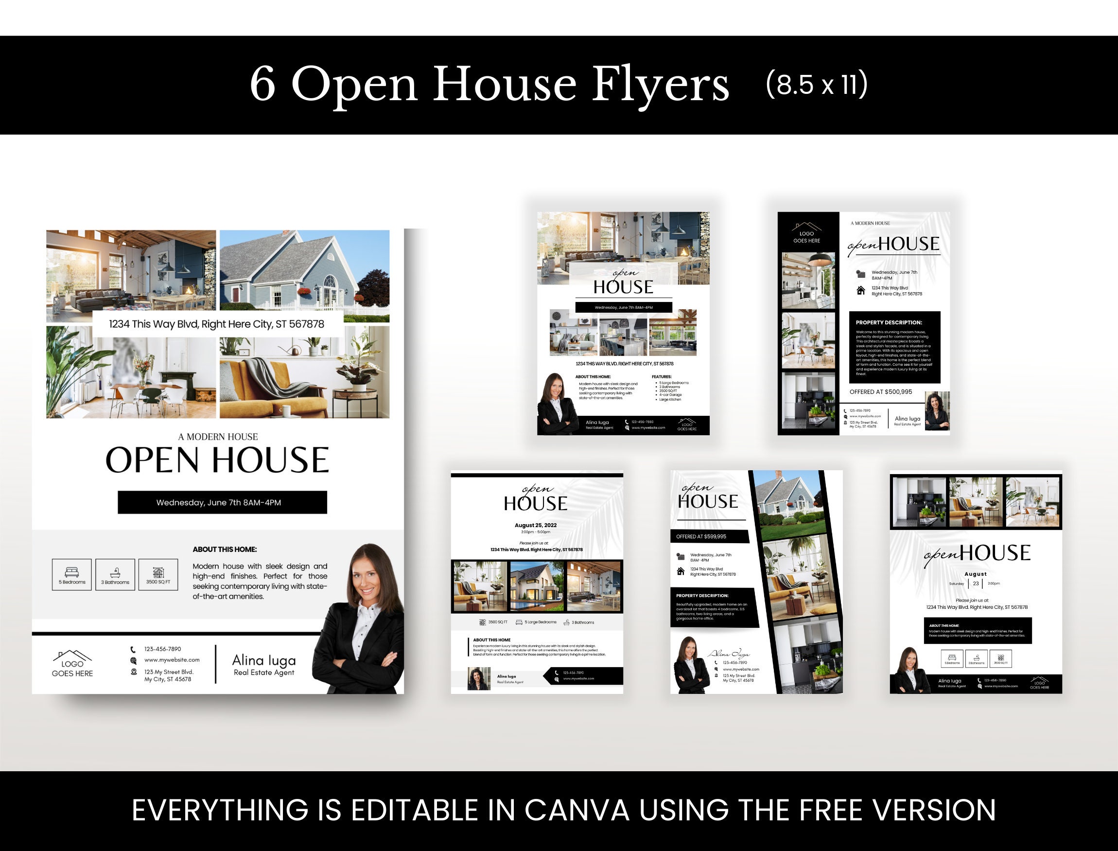 OPEN HOUSE BUNDLE | Real Estate Marketing | Sign in Sheet | Welcome ...