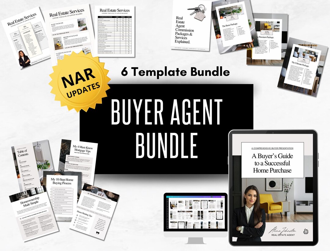 BUYER AGENT Bundle | NAR Settlement Updated | Buyer Presentation ...