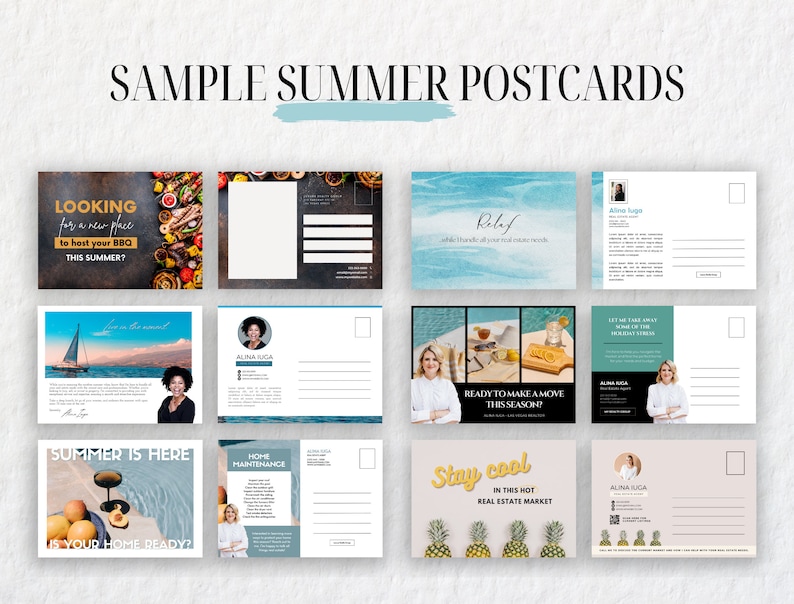 Real Estate SEASONAL & HOLIDAY POSTCARDS | Mailer Marketing | Farming ...