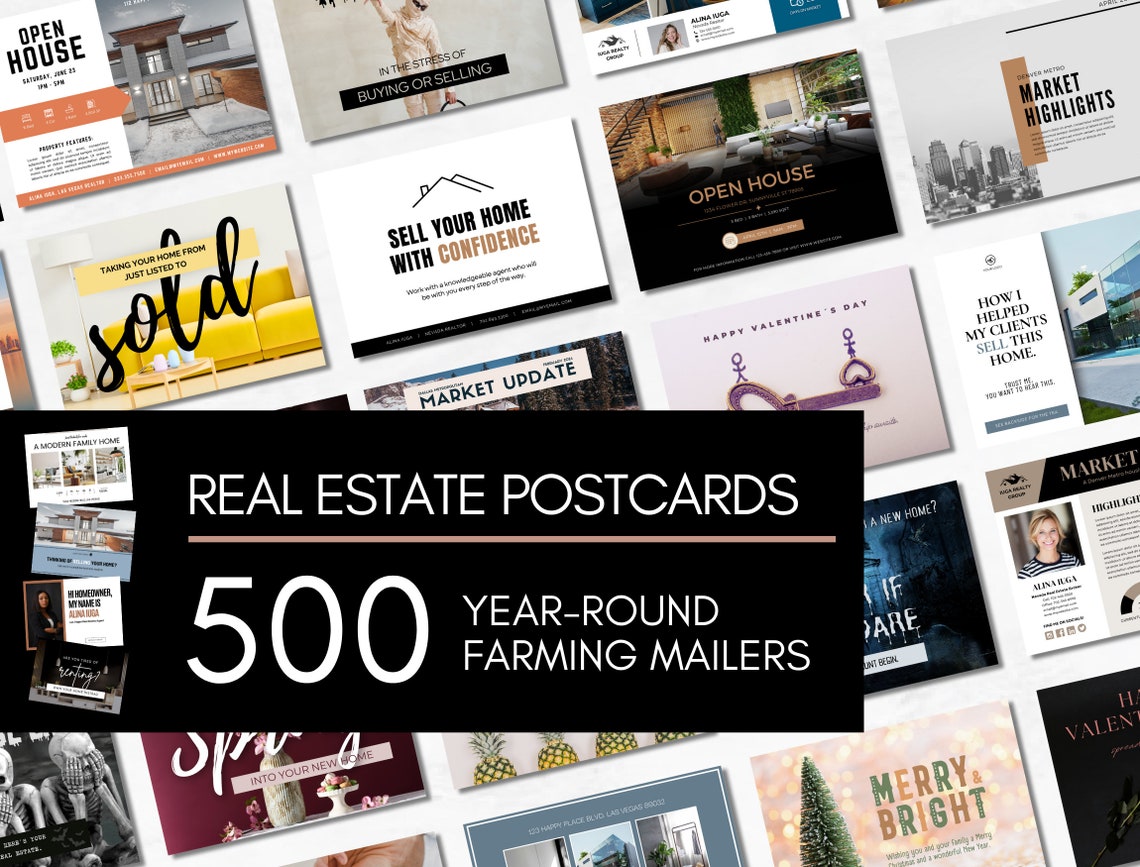 Real Estate Farming Postcards | Mailer Marketing | Listing Updates ...
