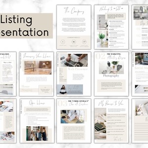 Seller Pre-listing Presentation | Real Estate Marketing | Editable ...