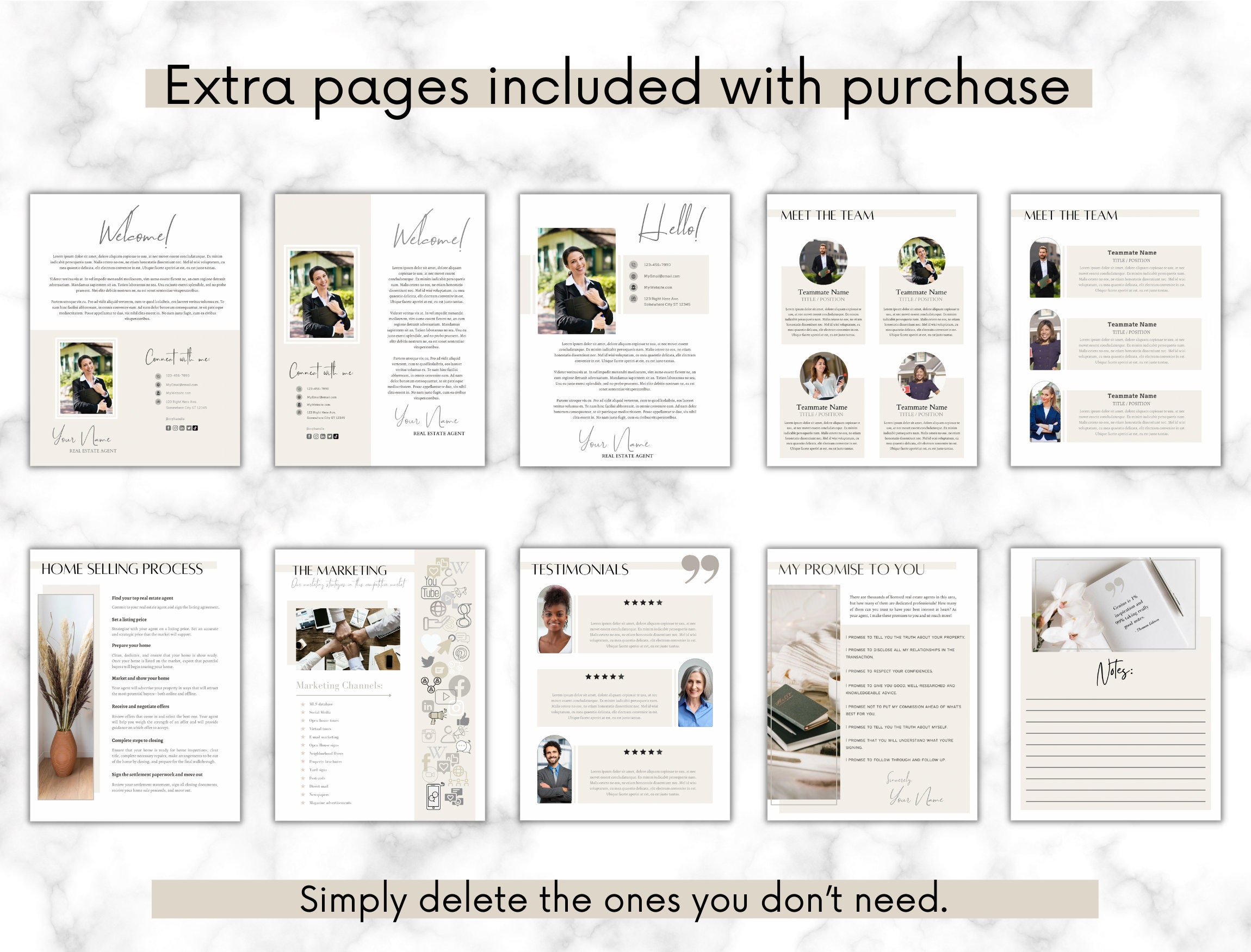 Real Estate CMA Packet | Comparative Market Analysis | Canva Template ...