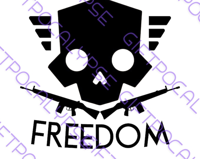 Digital Designs Helldivers 2 Freedom Skull PNG/SVG for Vinyl or Laser ...