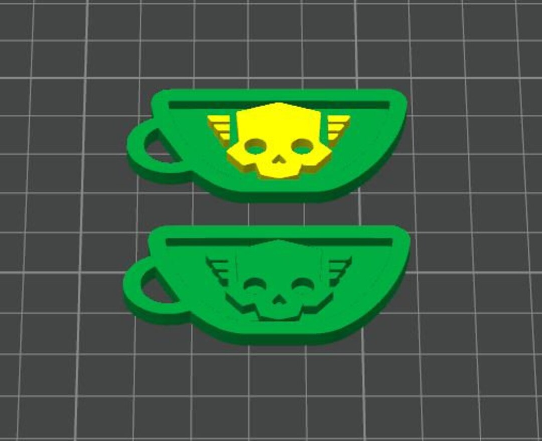 Digital Designs Helldivers 2 Libertea Keychain STL/3MF for Bambu / 3d ...