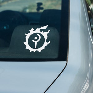White Mage Car Sticker - Etsy