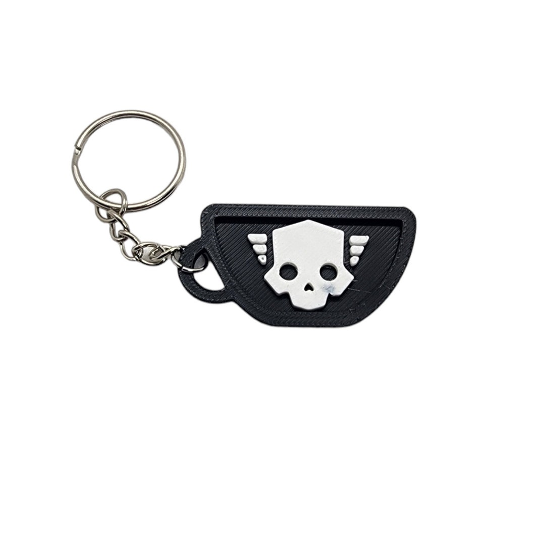Helldivers 2 Liber-tea Skull Symbol Design 3d Printed Key Chain - Etsy