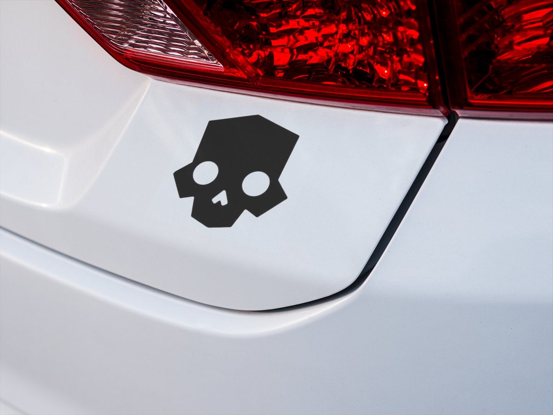 Helldivers 2 Skull Vinyl Decal for Laptop, Car, Window, Mirror, Bumper ...