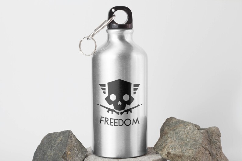 Helldivers 2 Freedom Skull Vinyl Decal for Laptop, Car, Window, Mirror ...