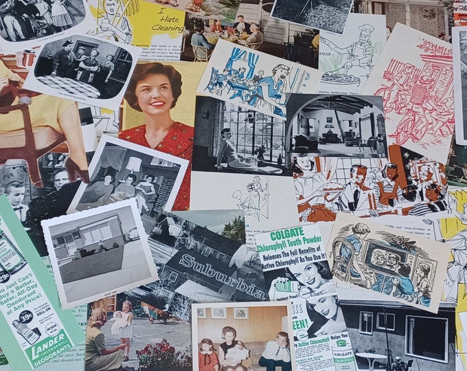 The Mid-century Modern Home Ephemera Pack 35 Pieces of Vintage Paper ...