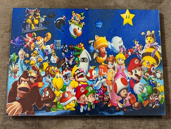 Super Mario A4 Photo Clean Look Gaming Poster - Etsy