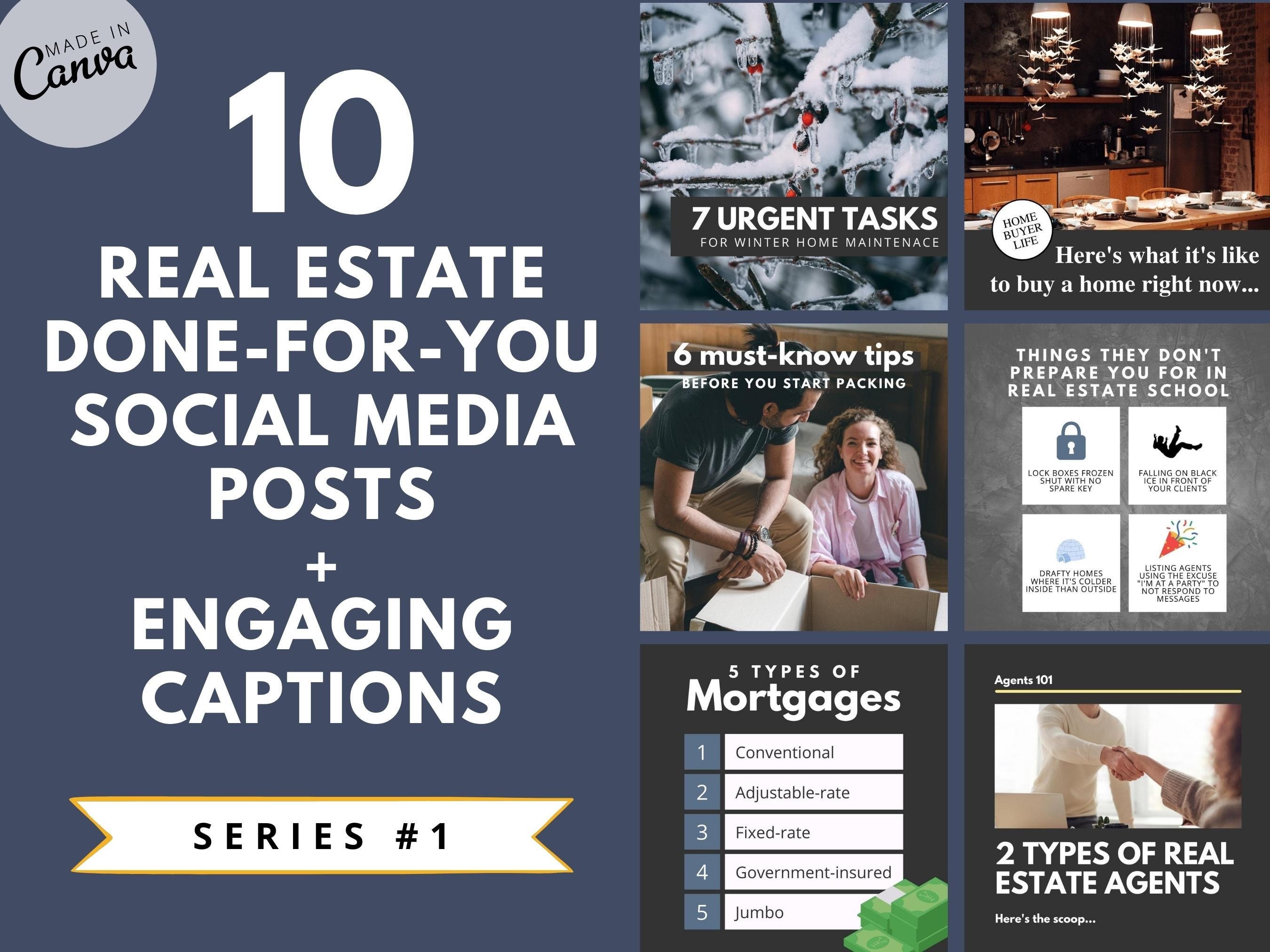 10 Winter Real Estate Instagram Posts AND Captions | Bold Social Media ...