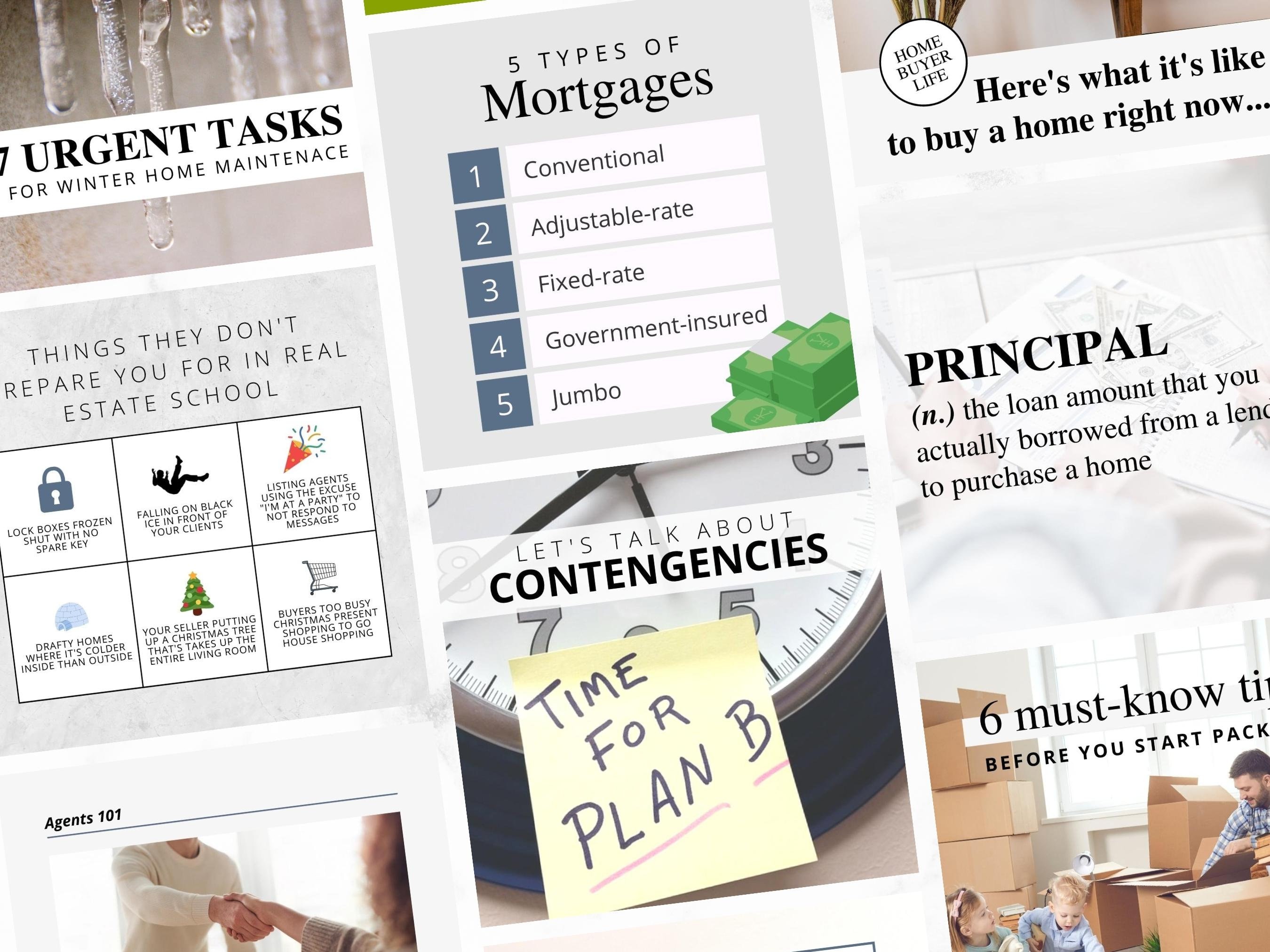 10 Winter Real Estate Instagram Posts AND Captions | Social Media Posts ...