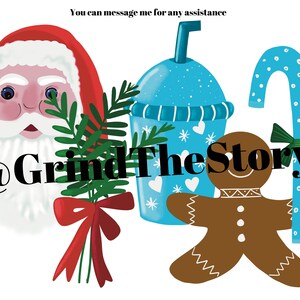 Christmas Digital Stickers, Christmas PNG, Goodnotes Planner, Digital ...