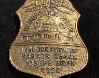 Inauguration Police Badge - Etsy