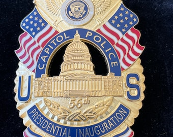 Us Capitol Police Badge - Etsy