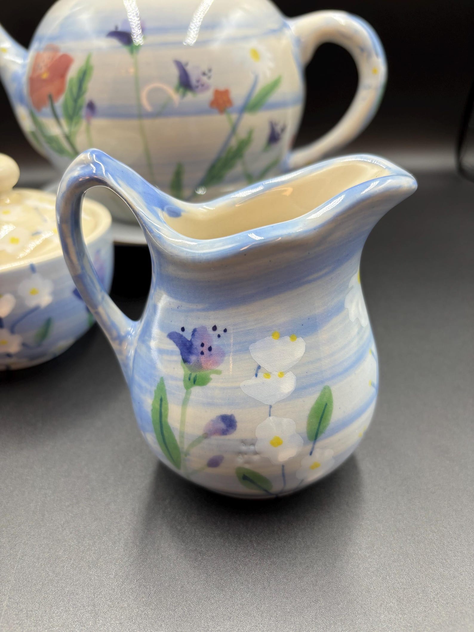 Vintage Hartstone Pottery Tea Serving Set Prairie Flower Pattern - Etsy