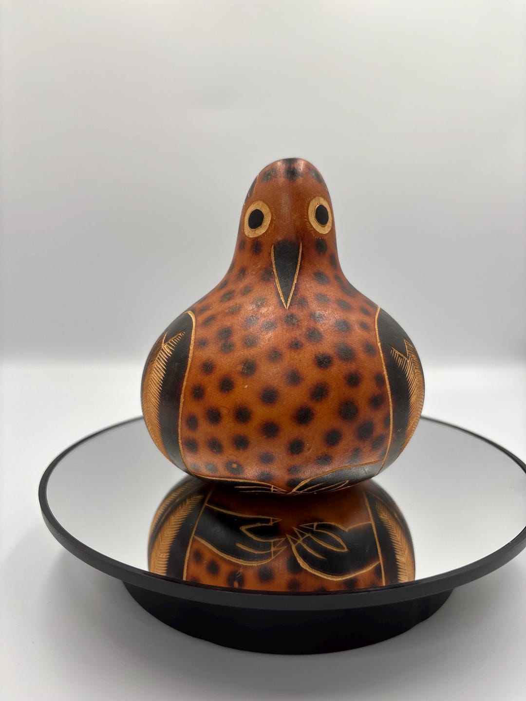 Mate Burilado Peruvian Folk Art Gourd Bird Hand Carving - Etsy