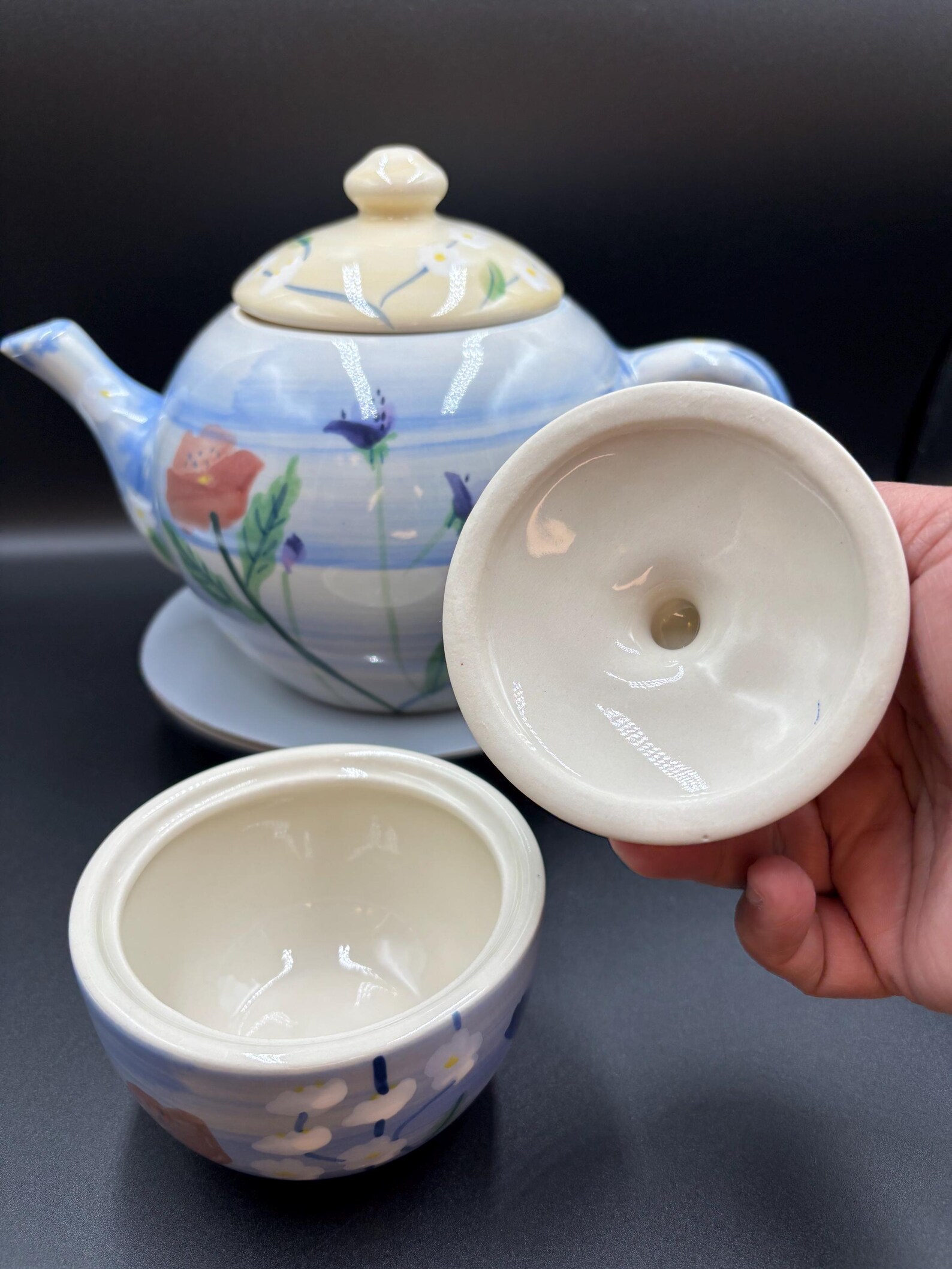 Vintage Hartstone Pottery Tea Serving Set Prairie Flower Pattern - Etsy