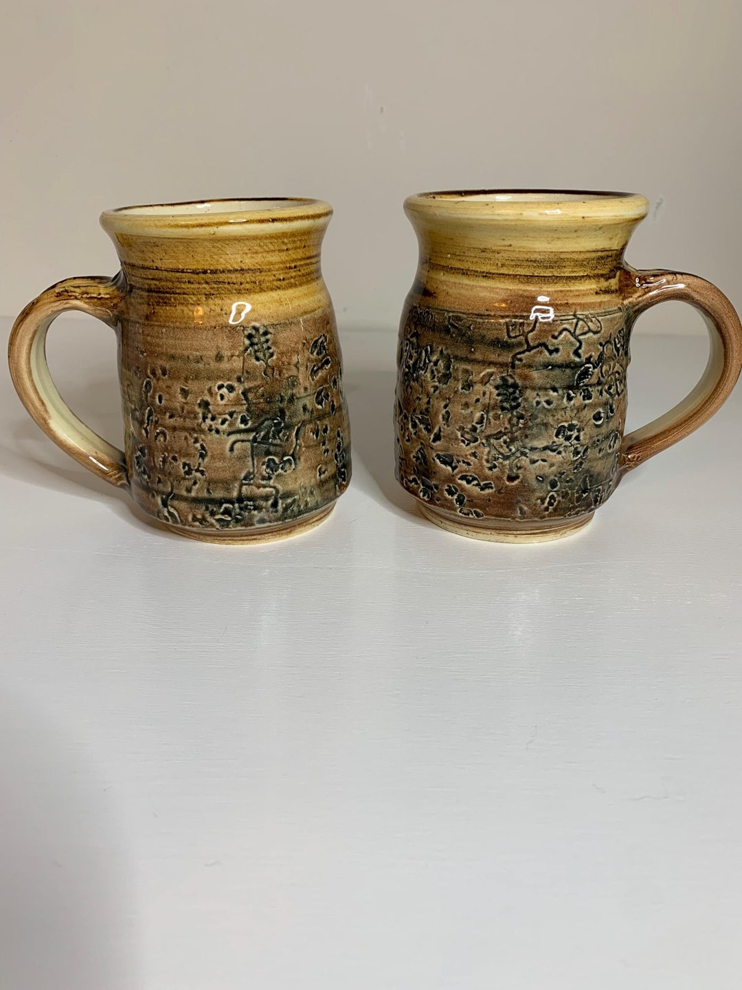 Handmade Ceramic Mugs Signed by Kani of Hawaii - Etsy