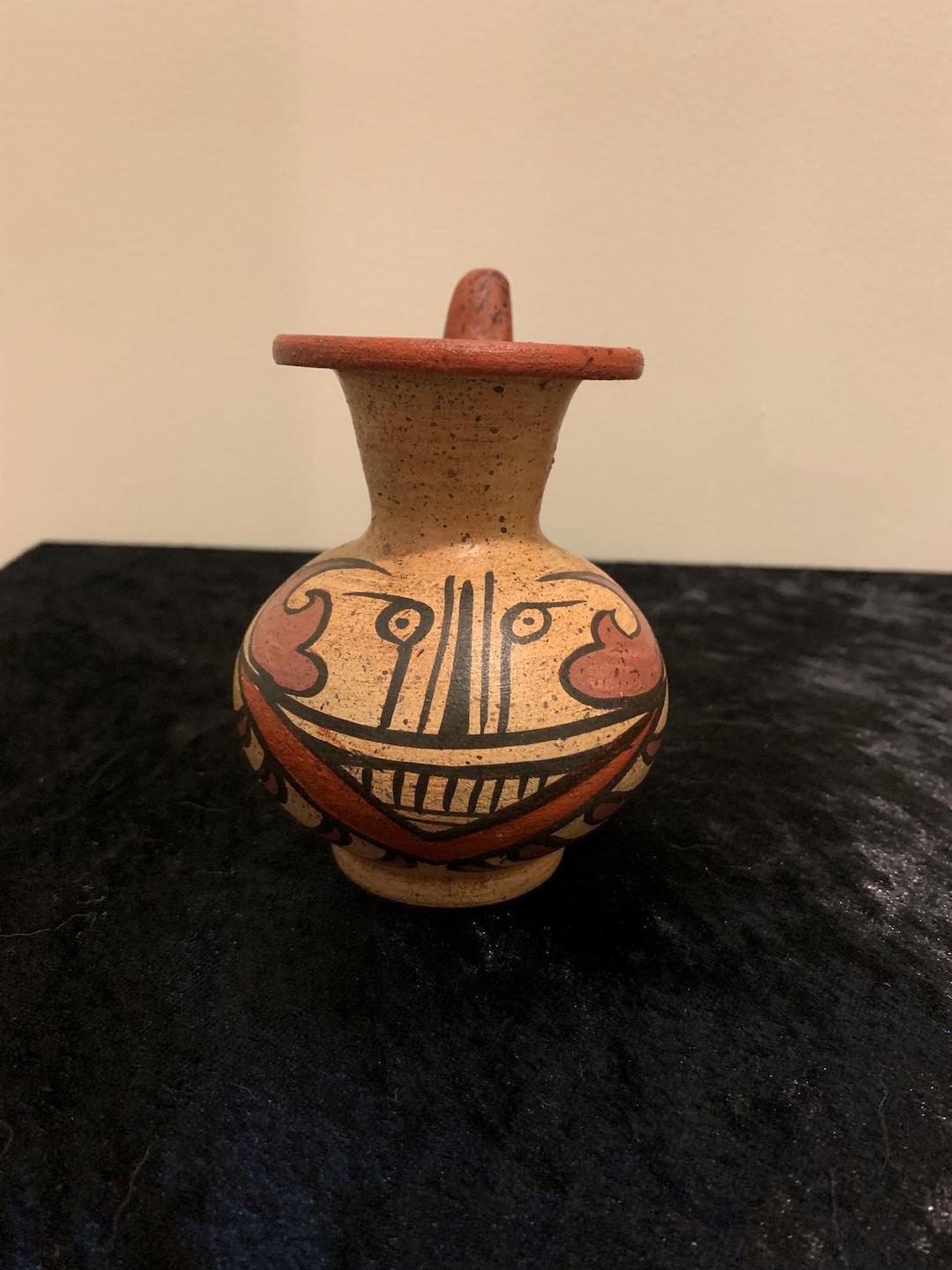 Small Red Clay Pottery Vase Made in Panama - Etsy