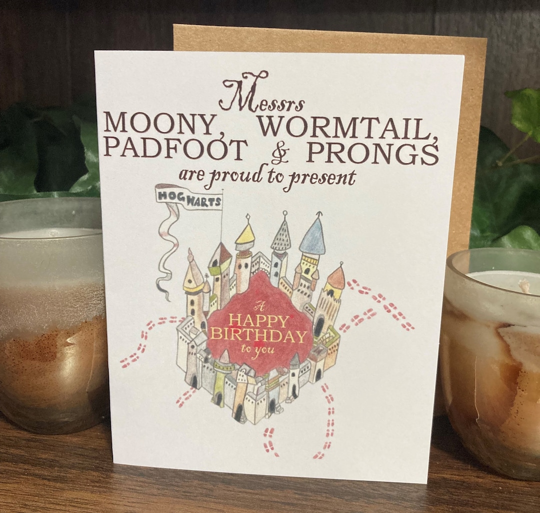 HP Fan Art Blank Cards Pack of 4 - Etsy