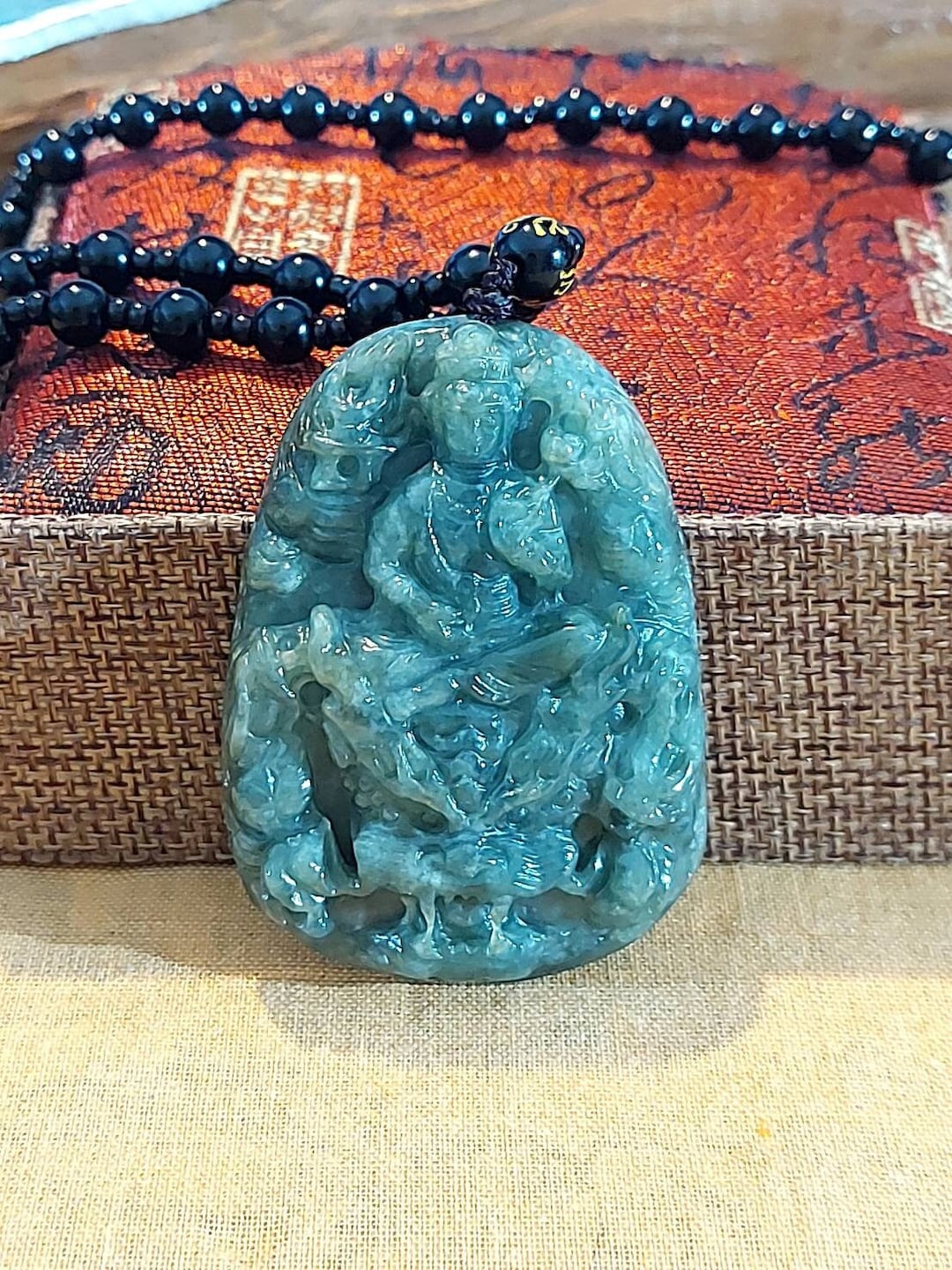 Mojadeite-new Certified Natural Green Grade A Jadeite Jade Necklace ...