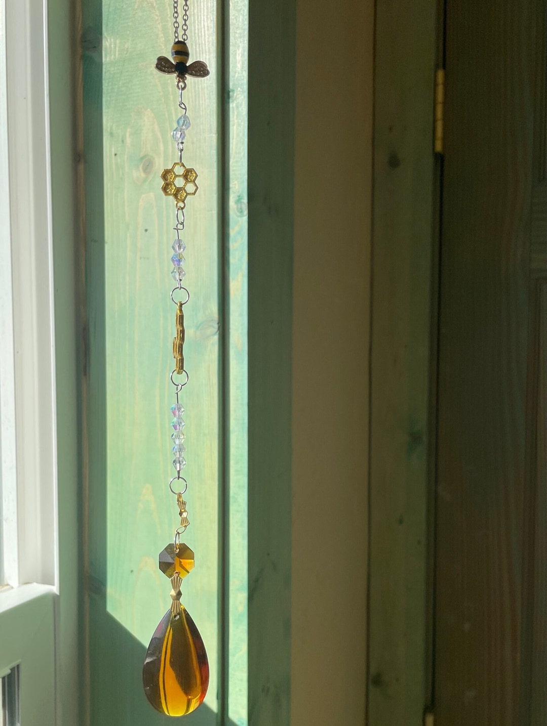 Bee Themed Sun Catcher - Etsy