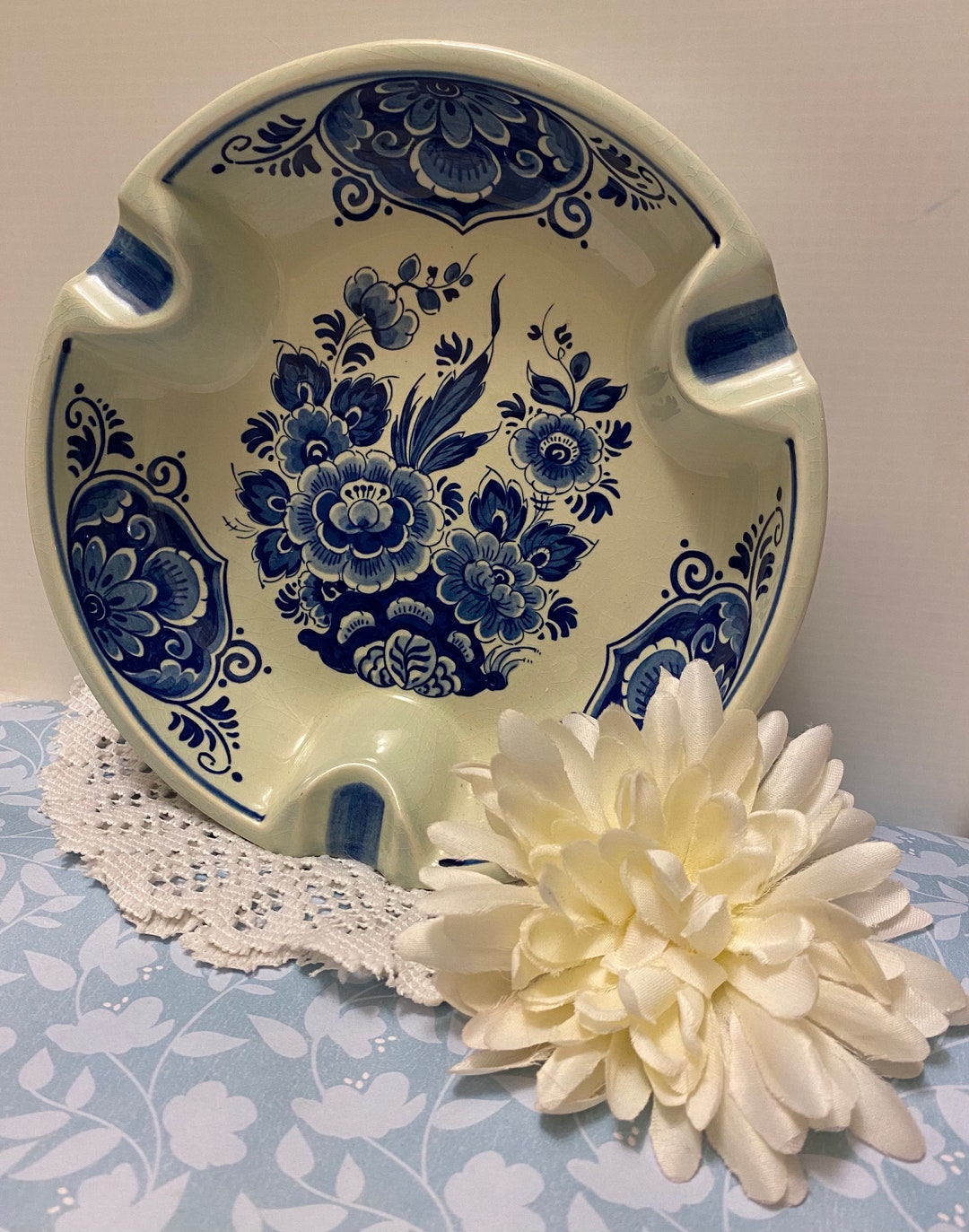 Large Delfts Holland Ashtray/decor - Etsy