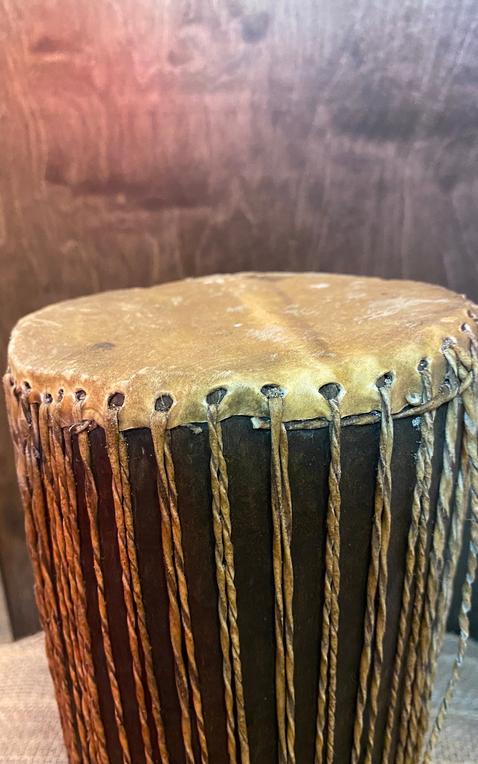 Antique African Tribal Drum - Etsy