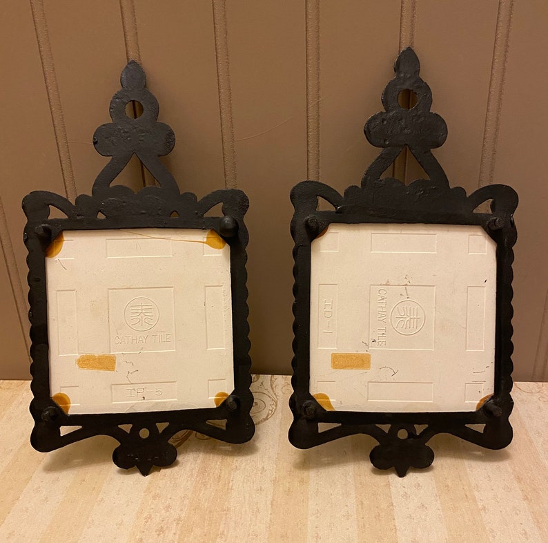 Two Piece Vintage Garfield the Cat Cast Metal Trivets/wall - Etsy