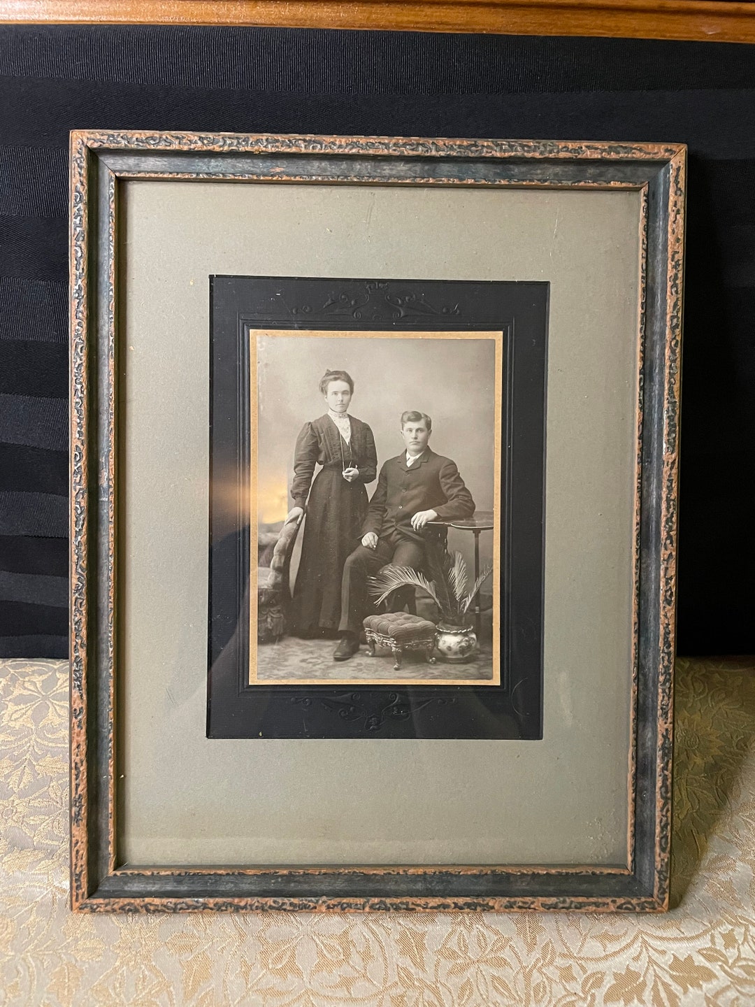 Antique Framed Portrait - Etsy