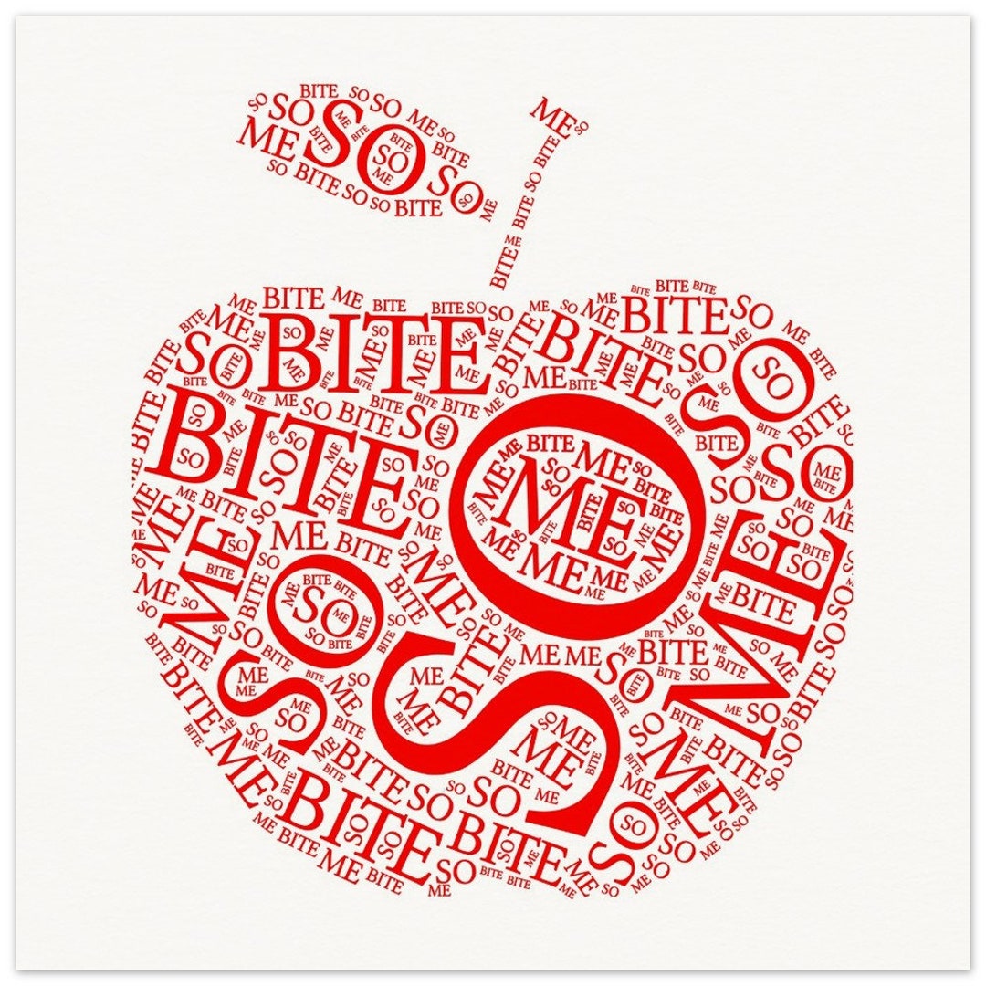 So Bite Me Original Design All Year/halloween Museum-quality Matte ...