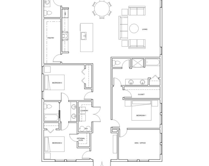 Thatcher House Plan, 2964 Square Feet - Etsy Canada