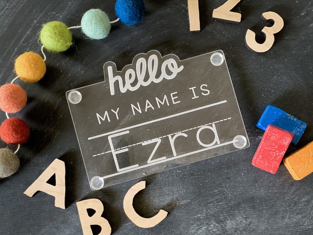 Name Tracing Board, Dry Erase Letter Tracing Board, Personalized ...