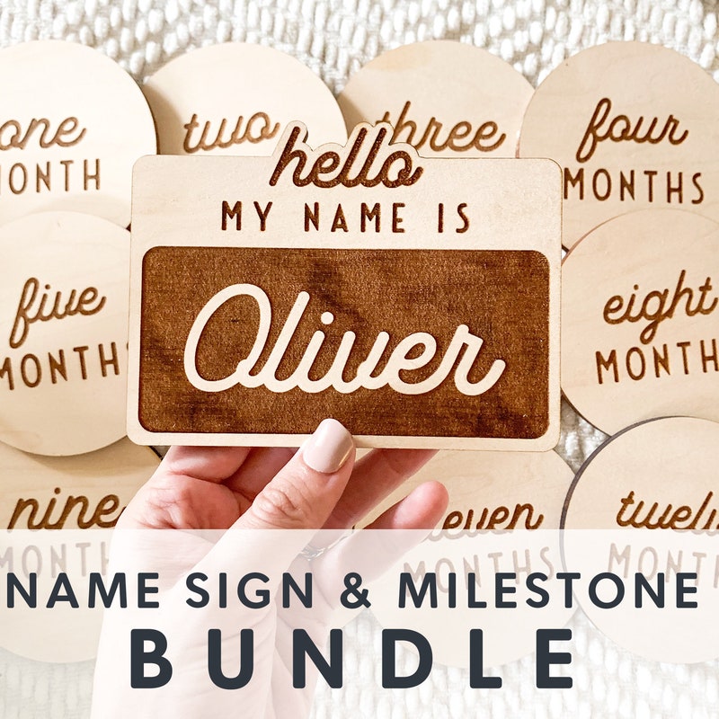 Milestone Cards - Etsy