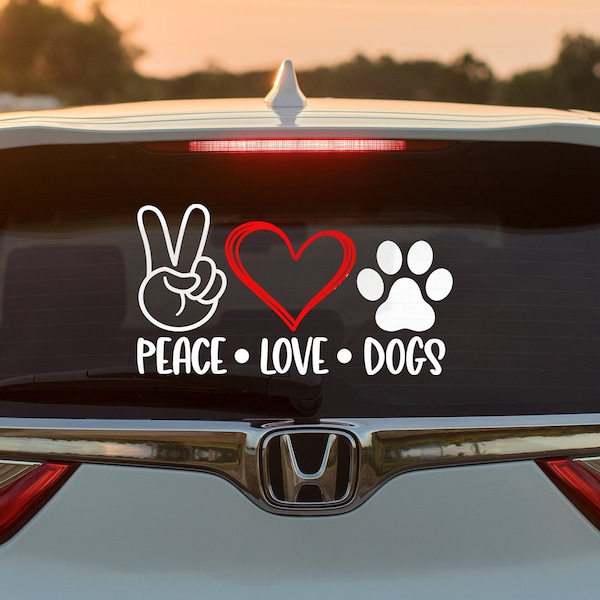 Love Dogs Decal - Etsy