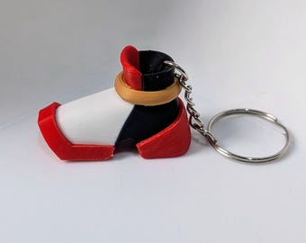 Sonic the Hedgehog Shoe Keychain - Custom 3D Printed - Retro Gaming ...